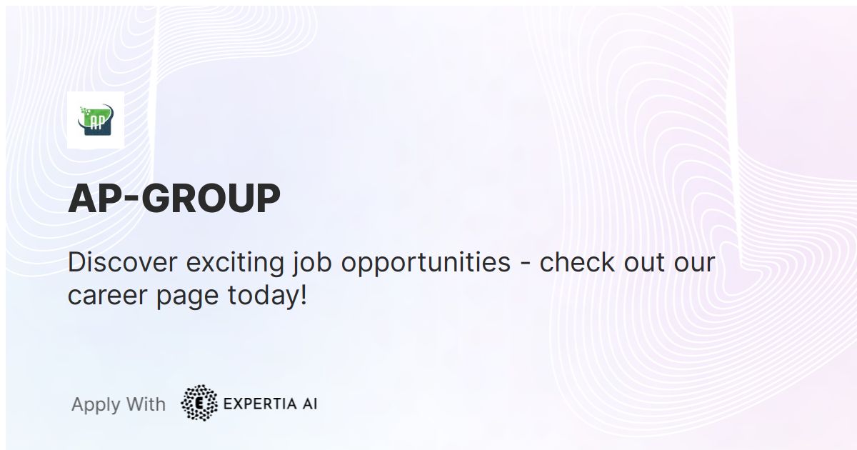 AP-GROUP Career Page | Jobs