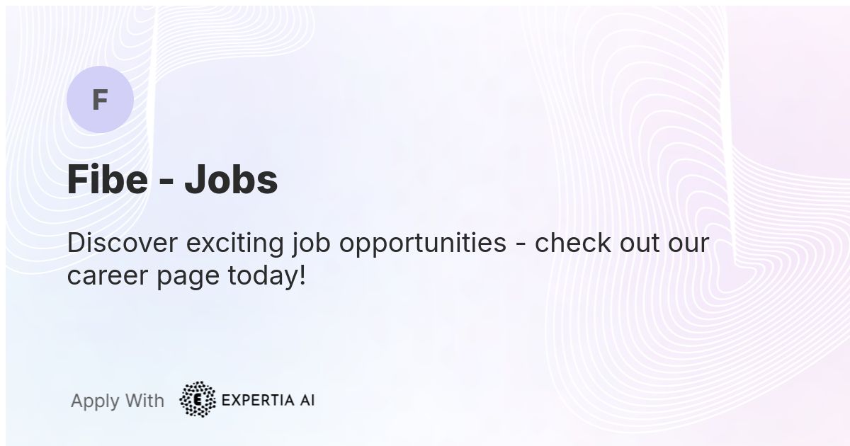 Fibe Career Page | Jobs