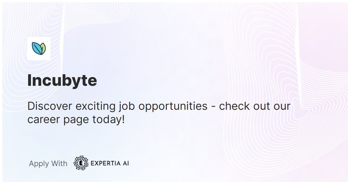 Incubyte Career Page | Jobs