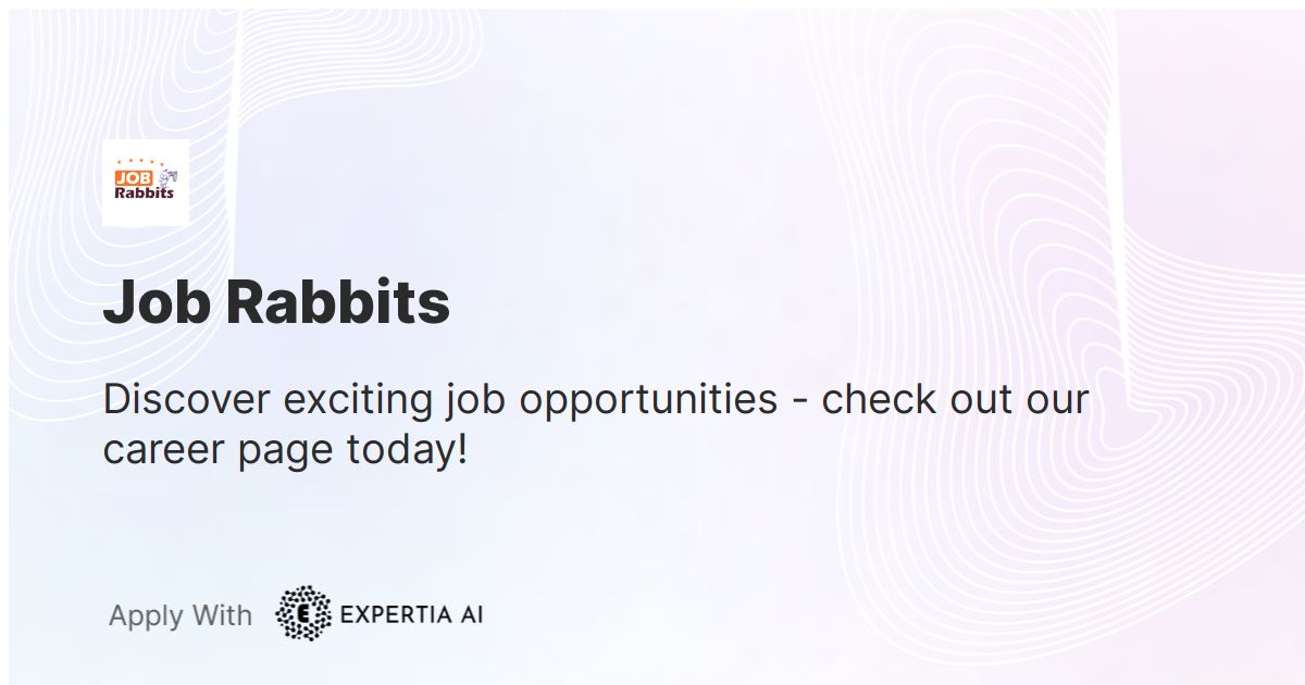 Job Rabbits Career Page | Jobs