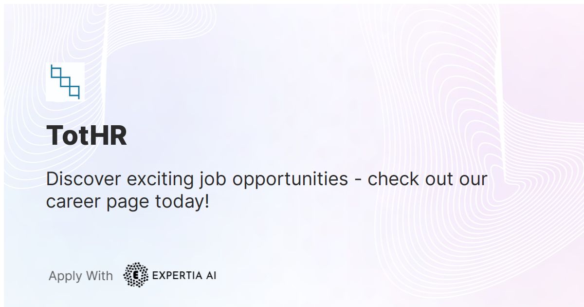 TotHR Career Page | Jobs
