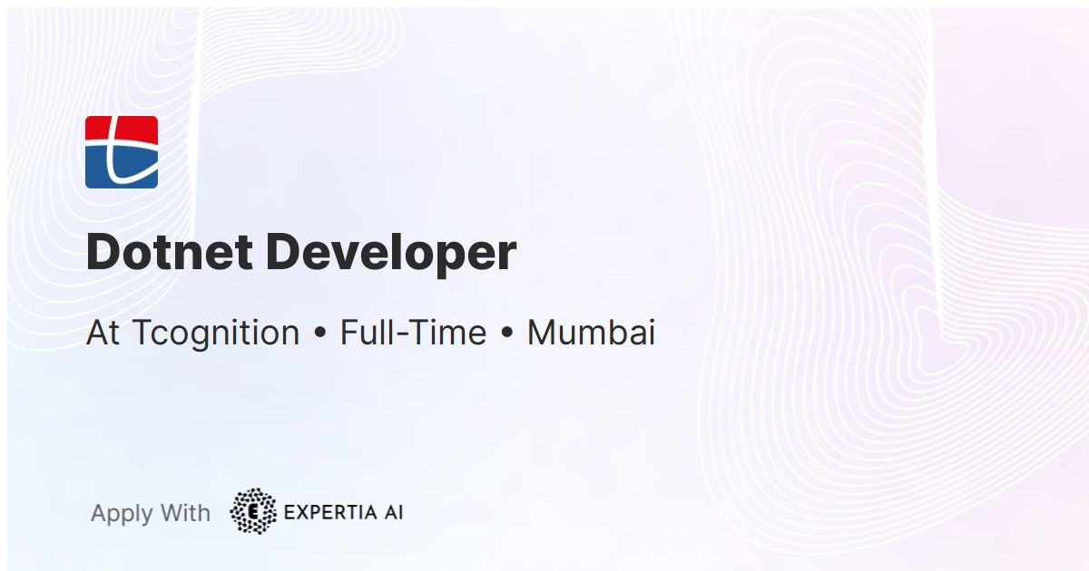 Dotnet Developer Job | Mumbai | Mid-Level