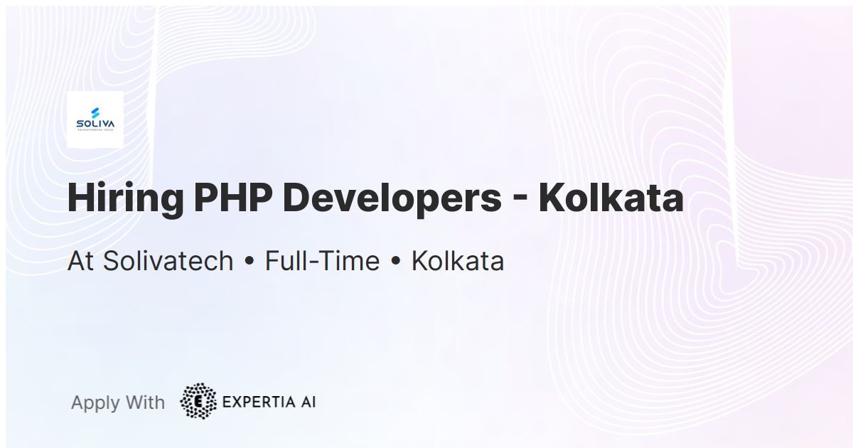 Hiring PHP Developers - Kolkata Job | Kolkata | Junior