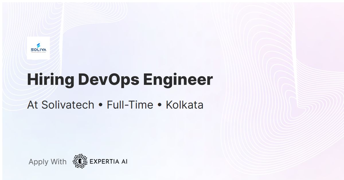 Hiring DevOps Engineer Job | Kolkata | Junior