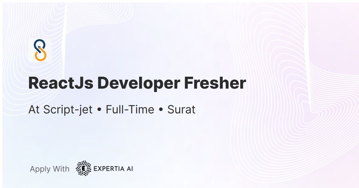 ReactJs Developer Fresher Job | Surat | Fresher