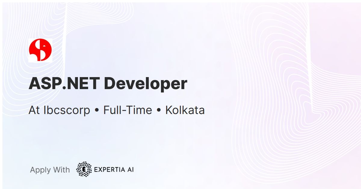 ASP.NET Developer Job | Kolkata | Junior