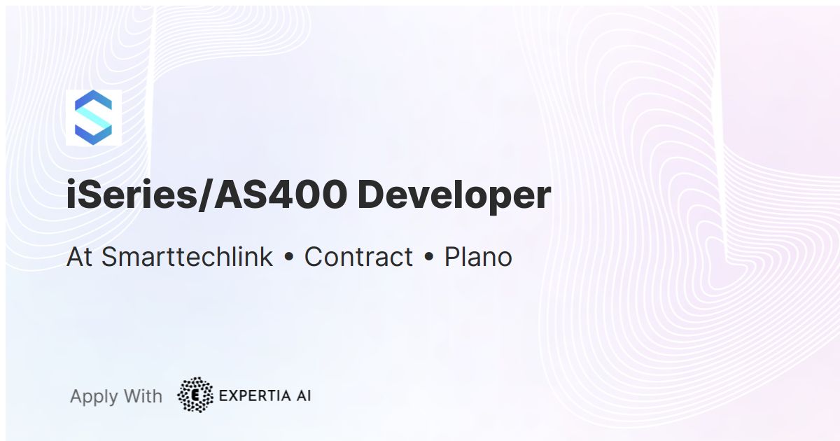 iSeries/AS400 Developer Job | Plano | Senior