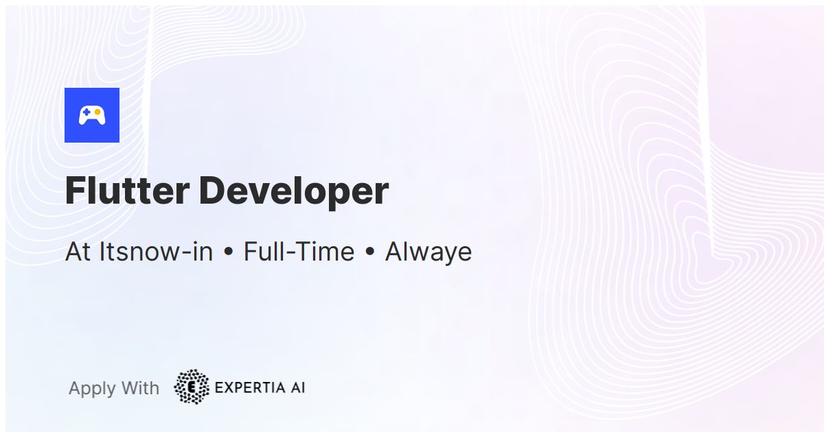 Flutter Developer Job | Alwaye | Fresher