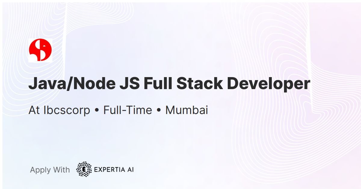 Java/Node JS Full Stack Developer Job | Mumbai | Mid-Level