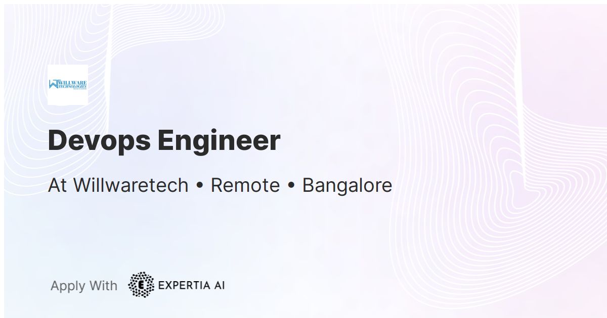Devops Engineer Job | Bangalore | Senior