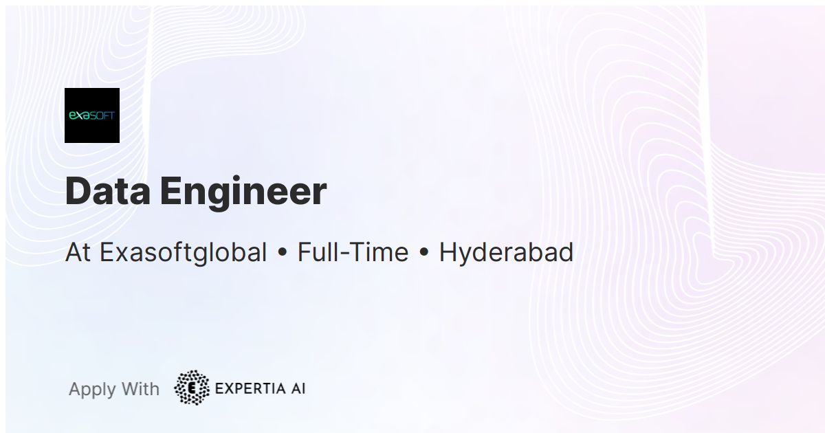 Data Engineer Job | Hyderabad | Mid-Level