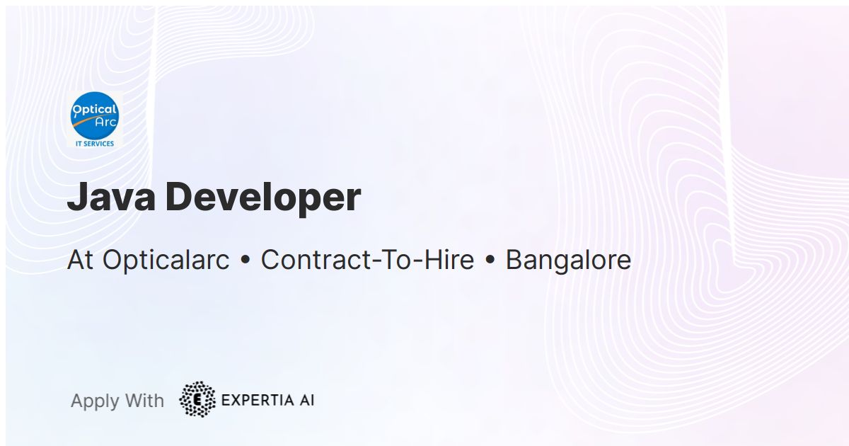 Java Developer Job | Bangalore | Mid-Level