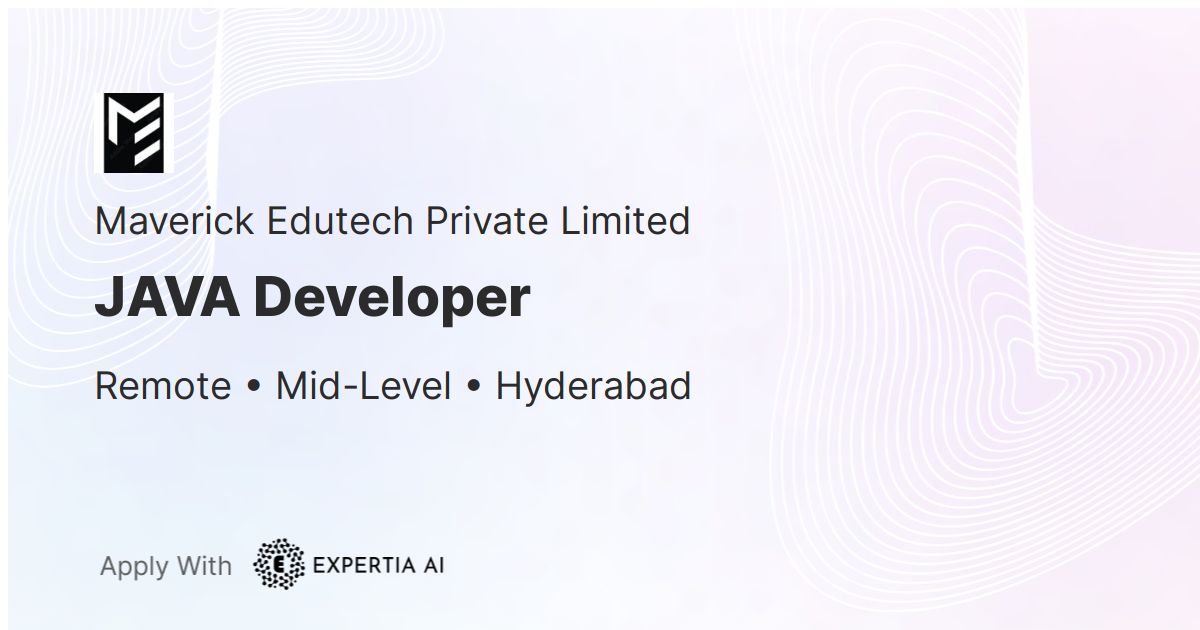 JAVA Developer Job | Hyderabad | Mid-Level