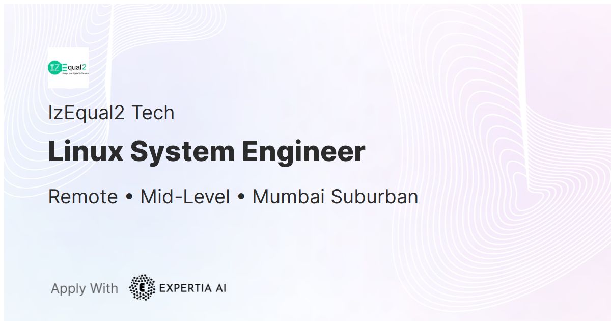 Linux System Engineer Job | Mumbai Suburban | Mid-Level