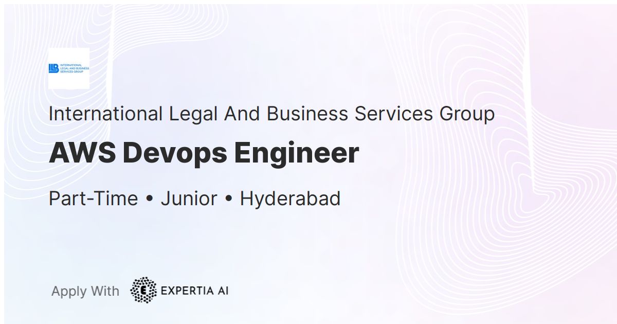 AWS Devops Engineer Job | Hyderabad | Junior