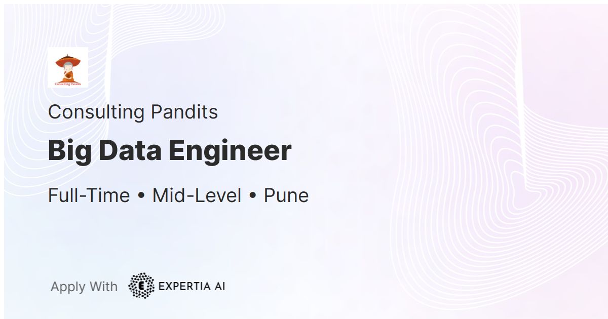 Big Data Engineer Job | Pune | Mid-Level