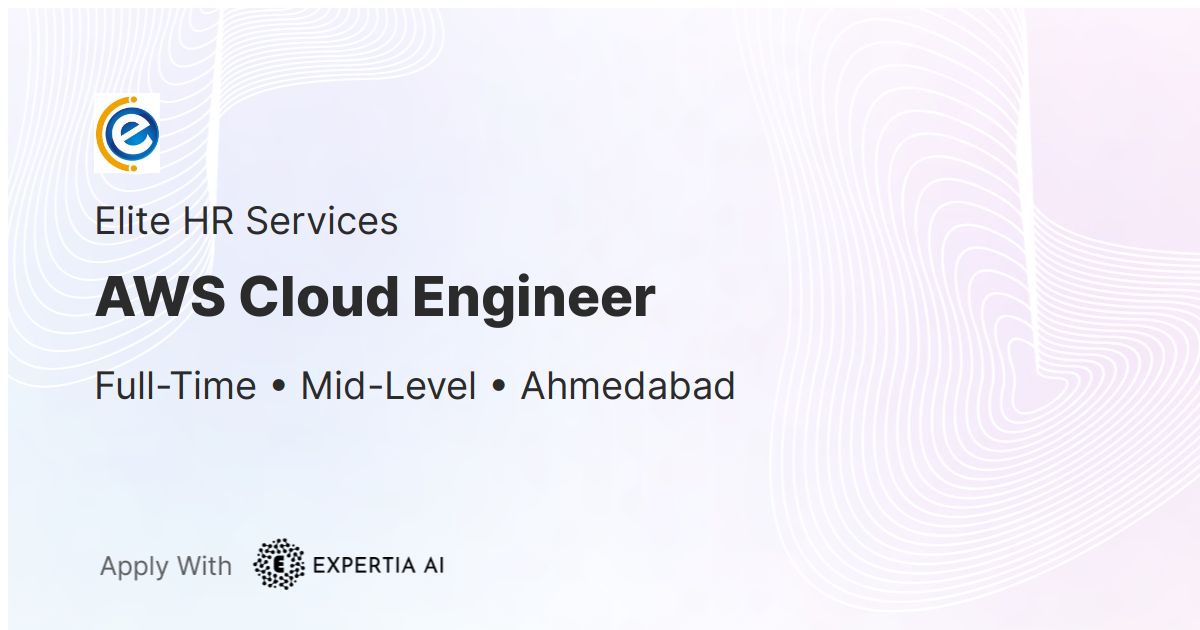 AWS Cloud Engineer Job | Ahmedabad | Mid-Level