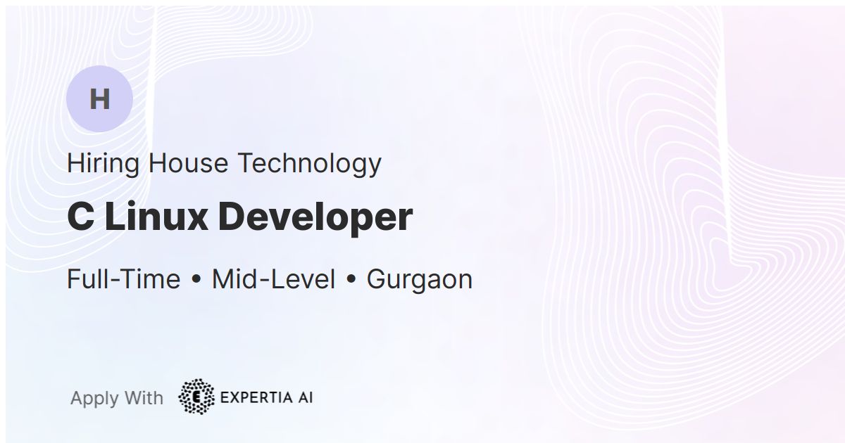 C Linux Developer Job | Gurgaon | Mid-Level