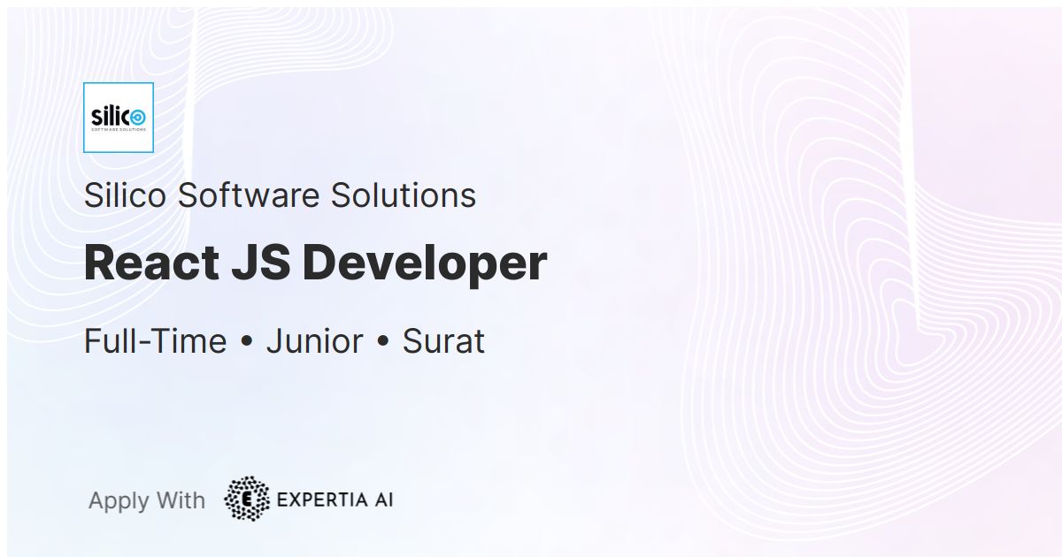 React JS Developer Job | Surat | Junior