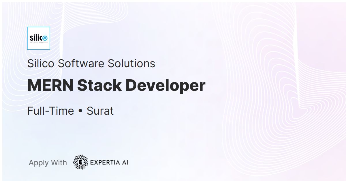 MERN Stack Developer Job | Surat | Junior