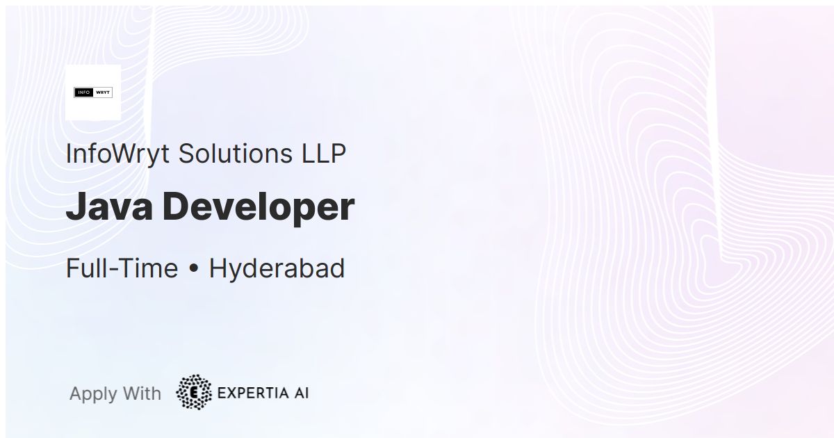 Java Developer Job | Hyderabad | Mid-Level