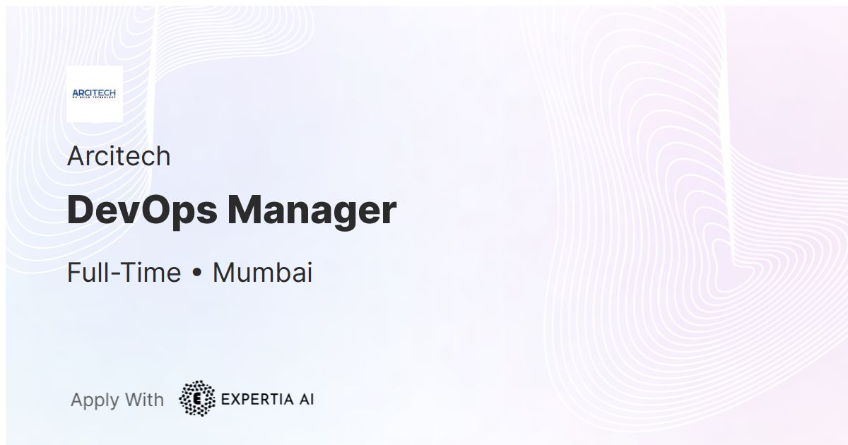DevOps Manager Job | Mumbai | Executive