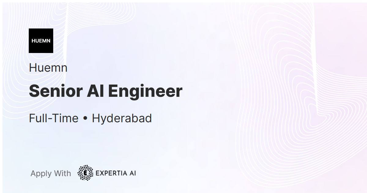 Senior AI Engineer Job | Hyderabad | Senior Senior AI Engineer Job | Hyderabad | Senior