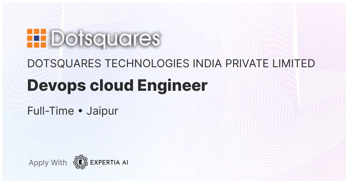Devops cloud Engineer Job | Jaipur | Mid-Level