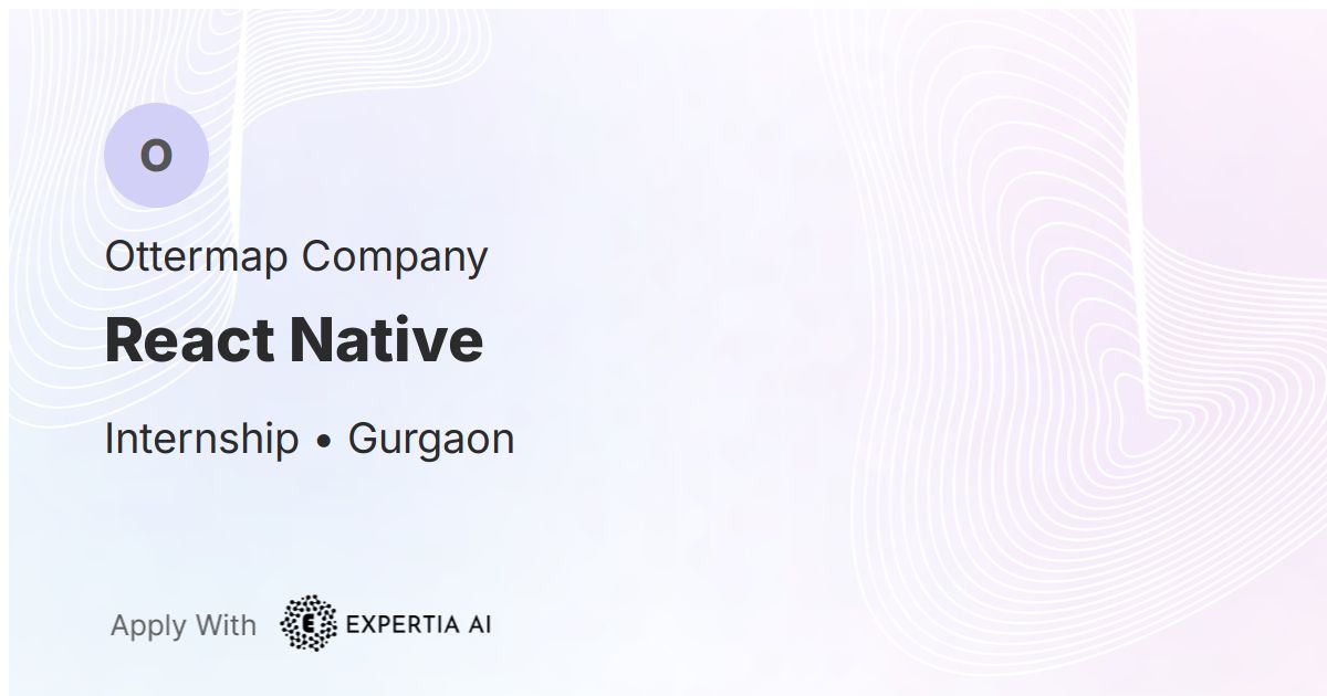 React Native Job | Gurgaon | Fresher