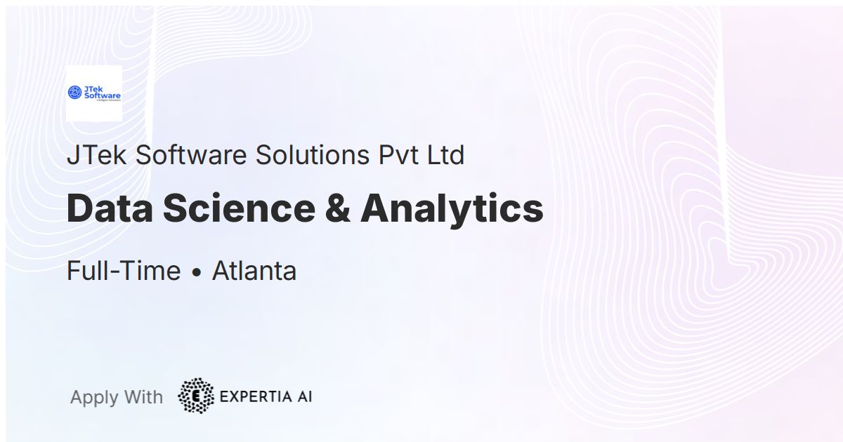 Data Science & Analytics Job | Atlanta | Mid-Level