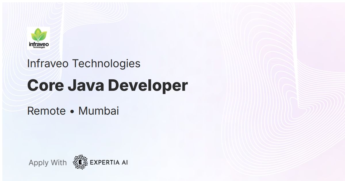 Core Java Developer Job | Mumbai | Mid-Level