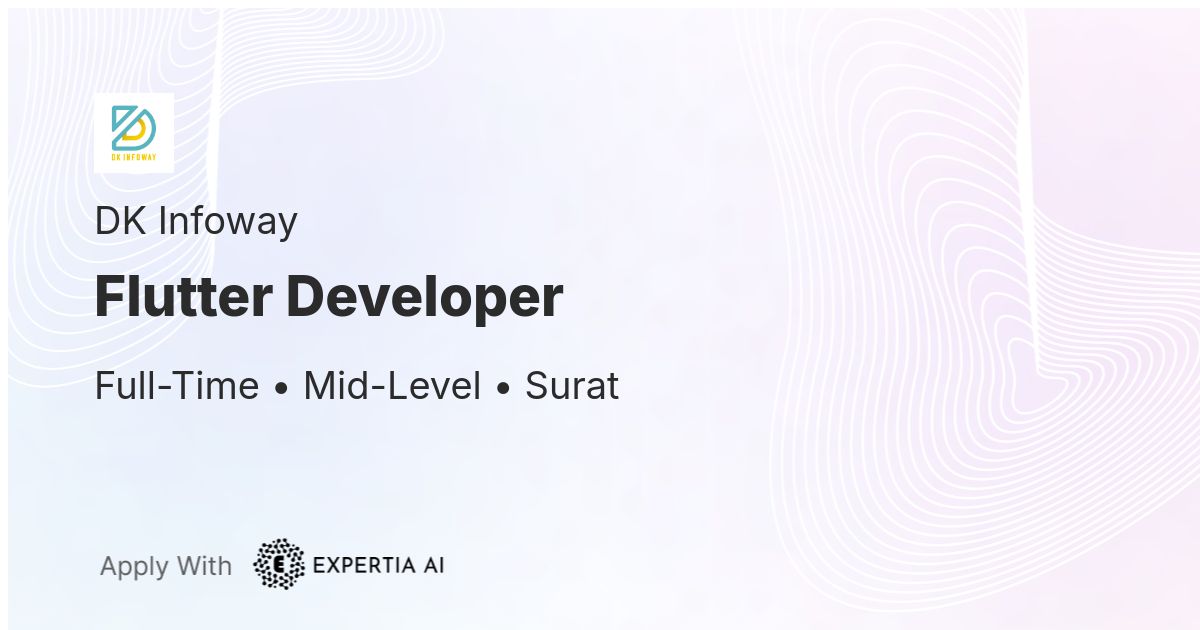 Flutter Developer Job | Surat | Mid-Level
